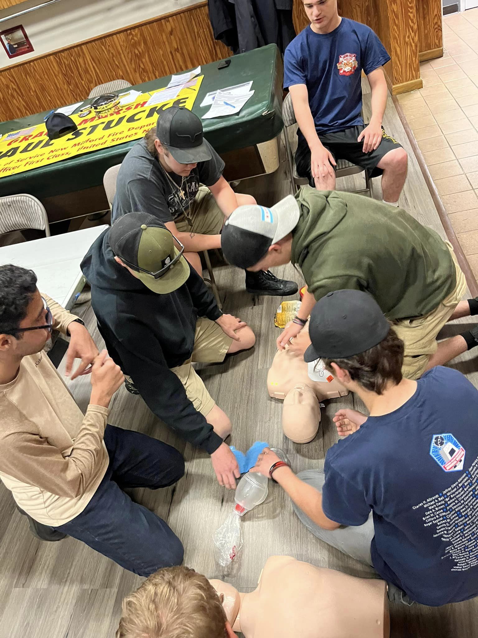 CPR Certification at Fire CO1. | New Milford Fire Department