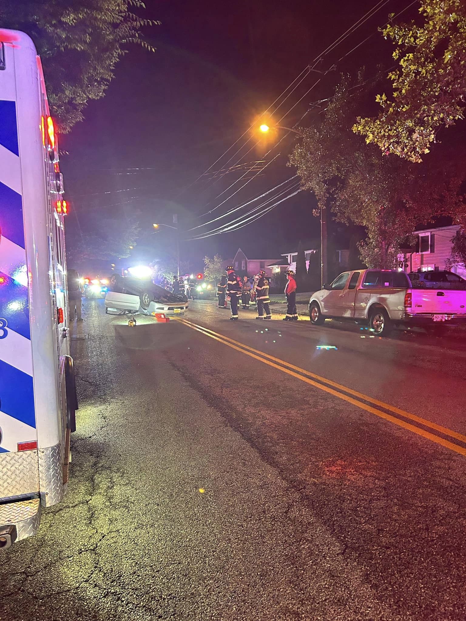 Overnight Rollover with Entrapment | New Milford Fire Department